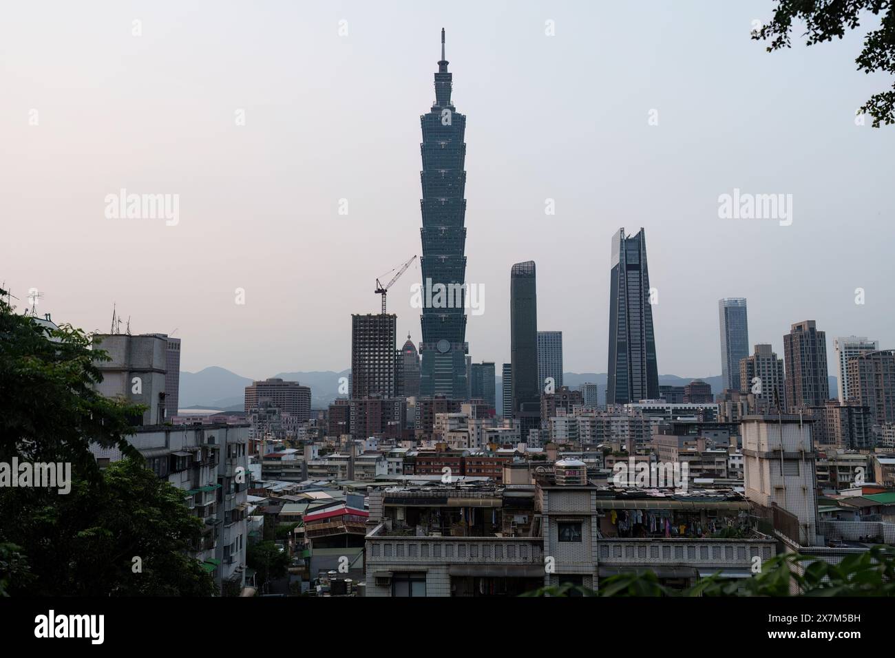 TAIPEI, TAIWAN - MAY 01, 2024: Taipei 101 building in Taiwan Stock ...
