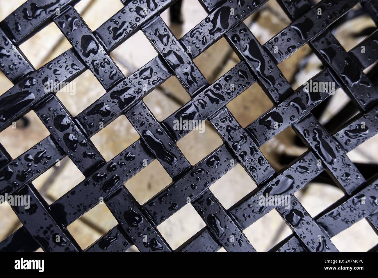 Detail of metal protection and security fence Stock Photo - Alamy