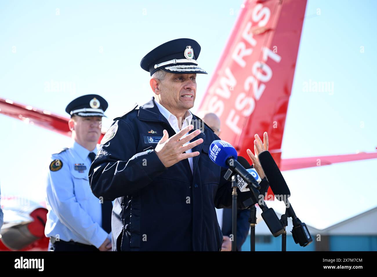 Sydney, Australia. 21st May, 2024. NSW RFS Commissioner Rob Rogers ...