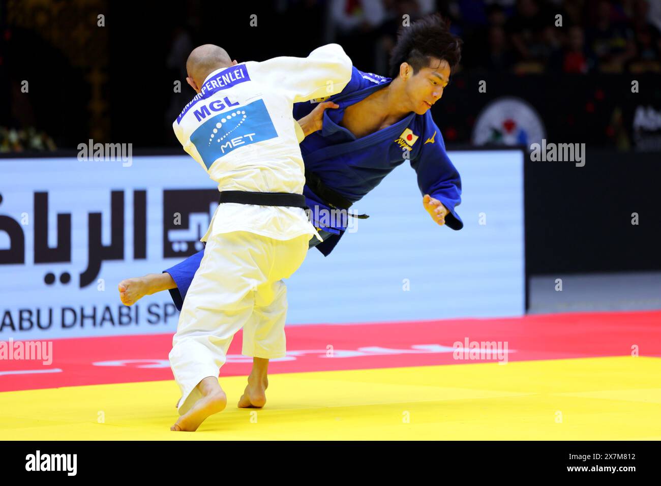 Mubadala Arena, Abu Dhabi, UAE. 20th May, 2024. (L-R) Baskhuu ...