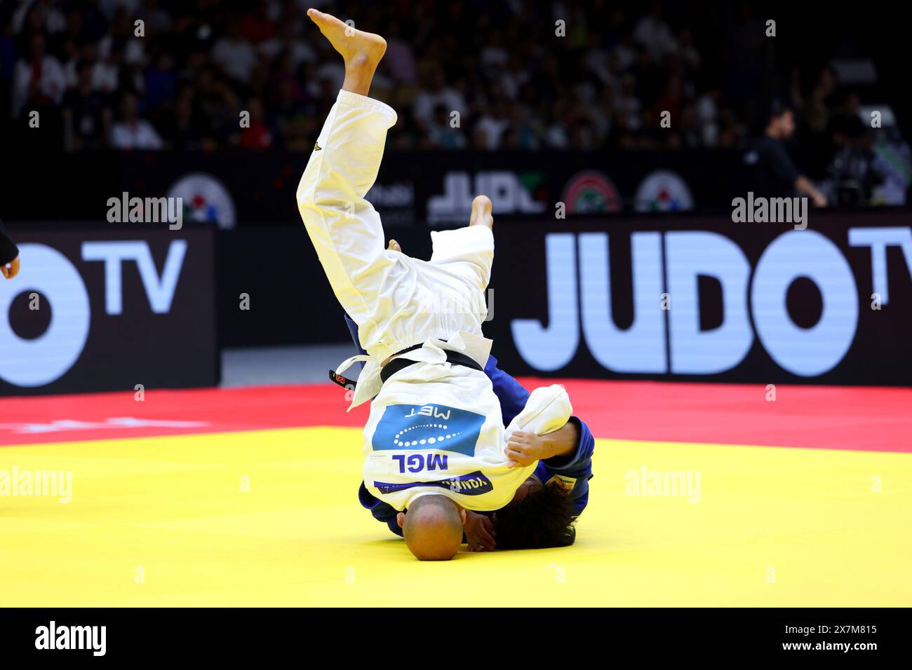 Mubadala Arena, Abu Dhabi, UAE. 20th May, 2024. (Top-Bottom) Baskhuu ...