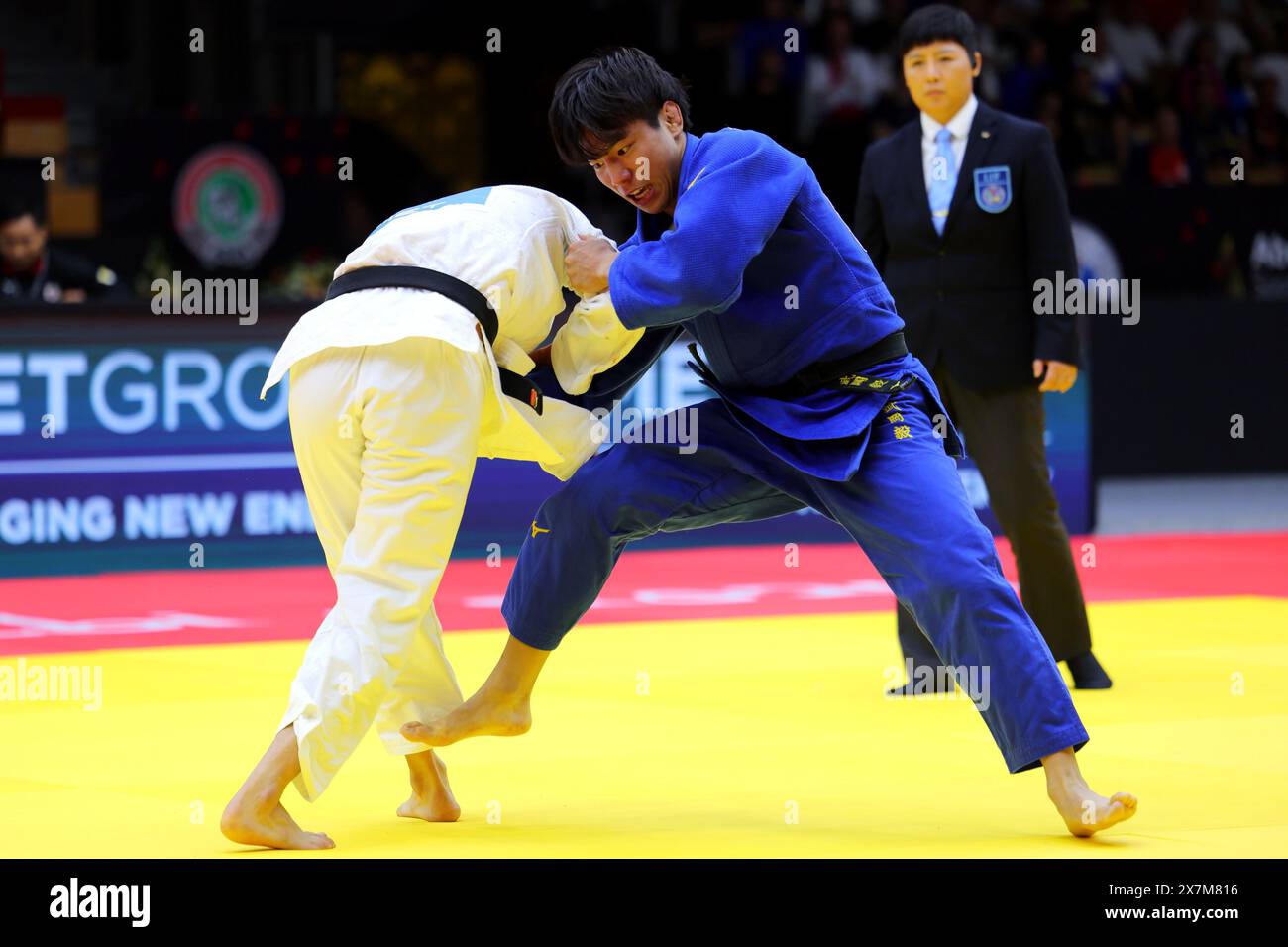 Mubadala Arena, Abu Dhabi, UAE. 20th May, 2024. (L-R) Baskhuu ...