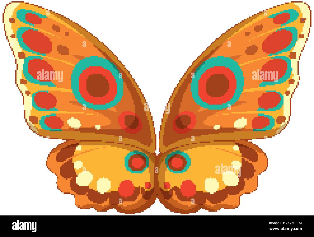 Vibrant butterfly wings with detailed patterns Stock Vector Image & Art ...