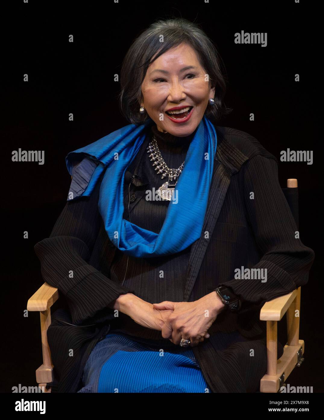 Santa Monica, California, USA. 20th May, 2024. Author AMY TAN discusses ...