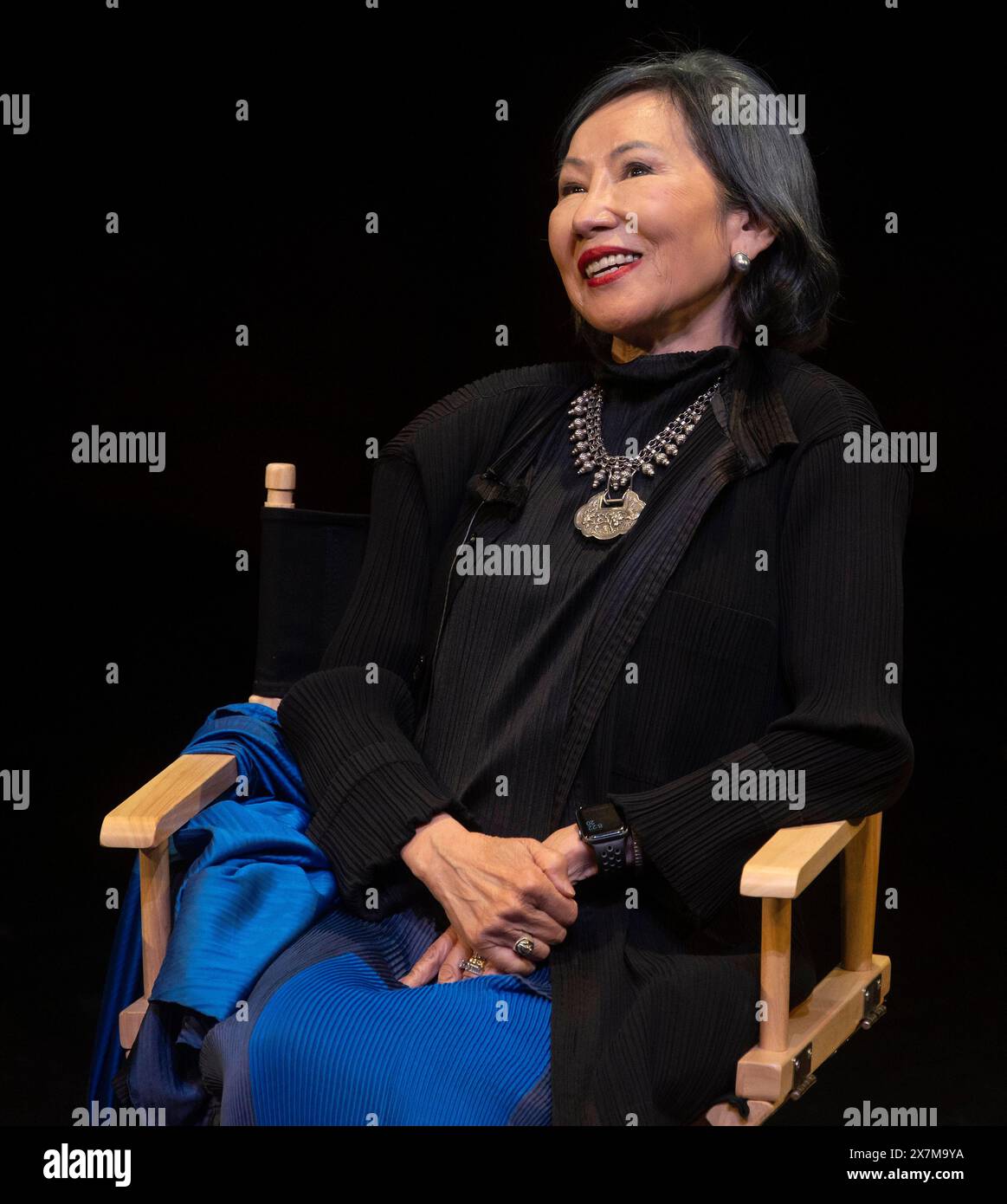 Santa Monica, California, USA. 20th May, 2024. Author AMY TAN discusses ...