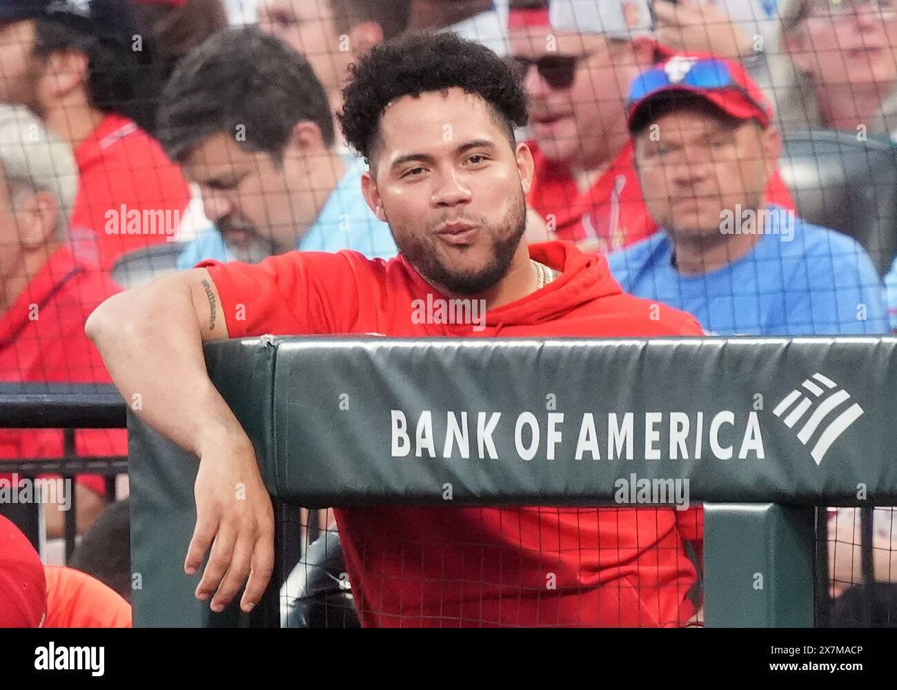 St. Louis, United States. 20th May, 2024. Injured St. Louis Cardinals ...