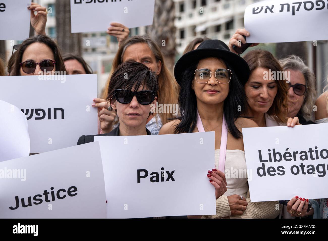 Cannes, France. 20th May, 2024. Moroccan Belgian actress Loubna Azabal ...
