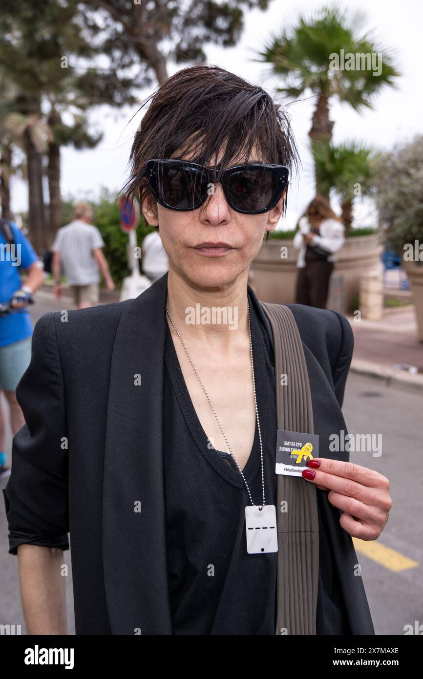 Cannes, France. 20th May, 2024. Moroccan Belgian actress Loubna Azabal ...