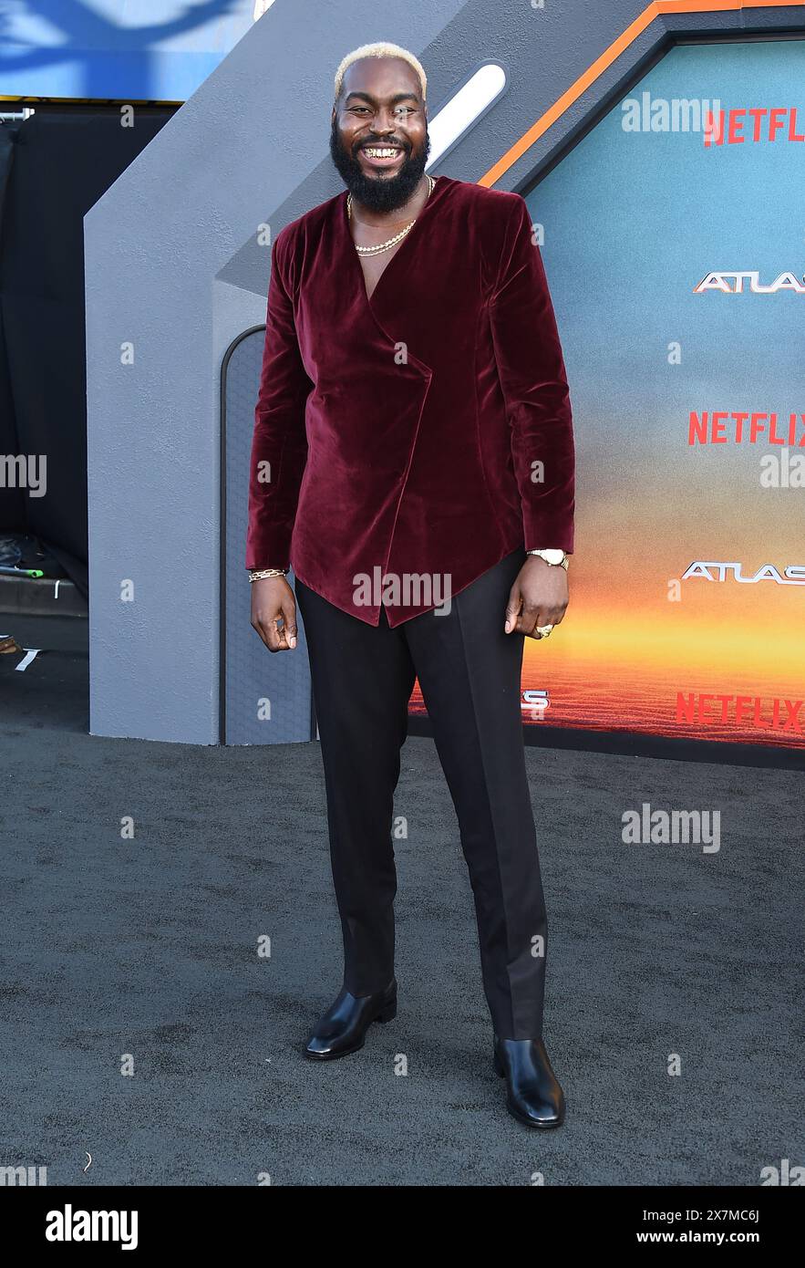 Abraham Popoola arriving to Netfilx’s “ATLAS” premiere held at the ...