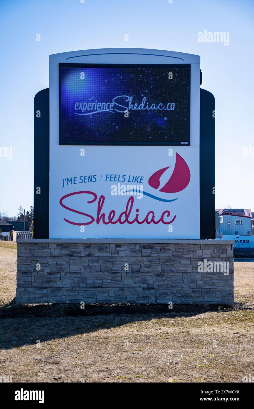 Feels like lobster sign in Shediac, New Brunswick, Canada Stock Photo ...