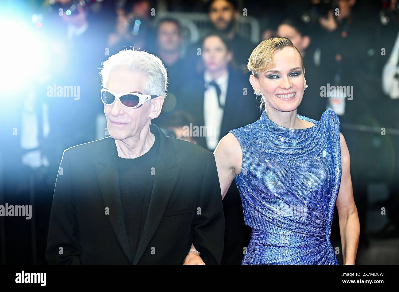David Cronenberg and Diane Kruger attend the "The Shrouds" (Les ...