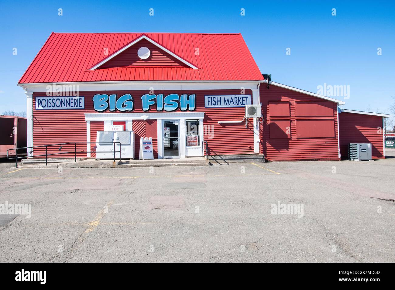 Big Fish Market in downtown Shediac, New Brunswick, Canada Stock Photo ...