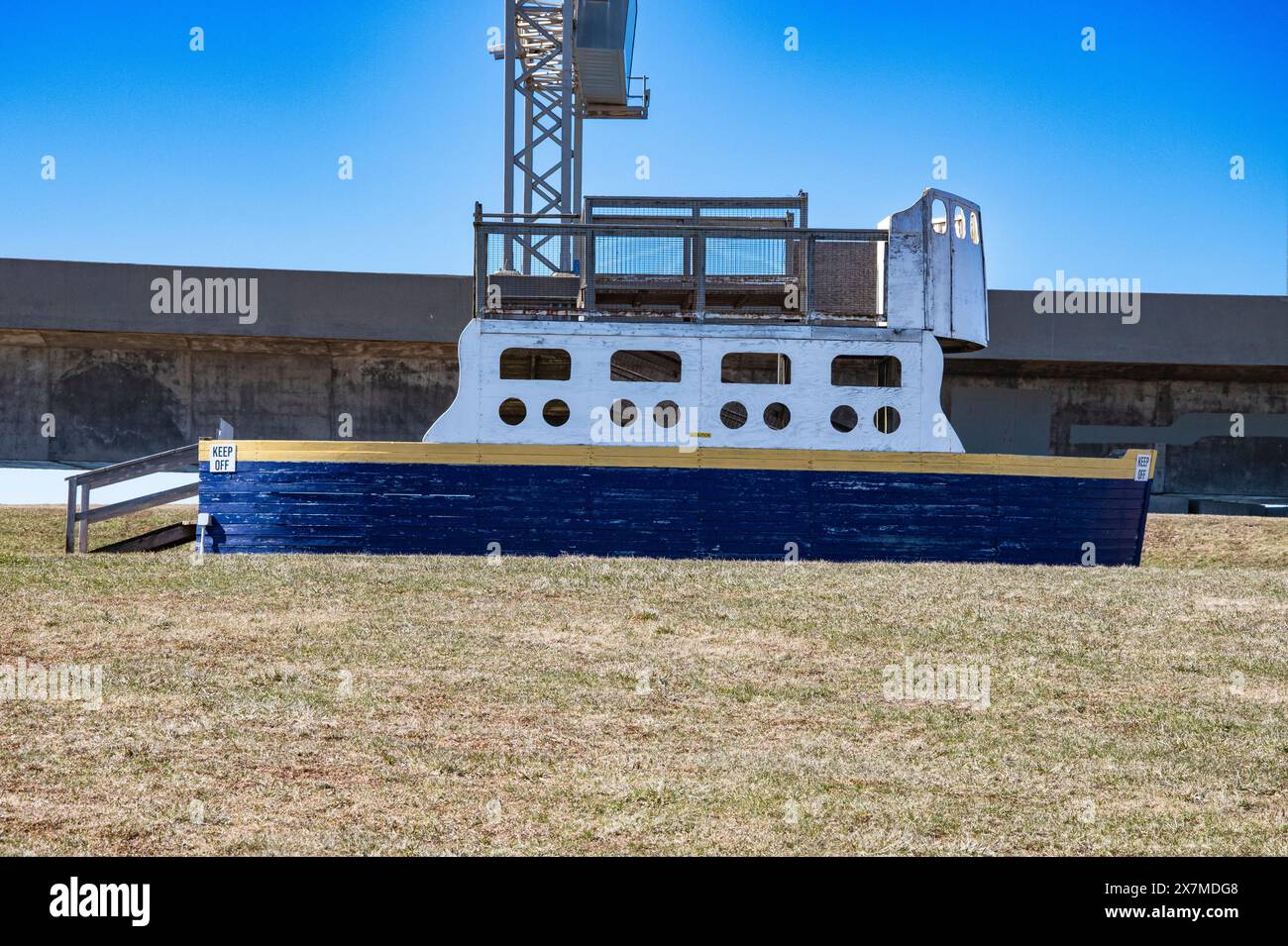 Wooden ferry display in Borden-Carleton, Prince Edward Island, Canada ...