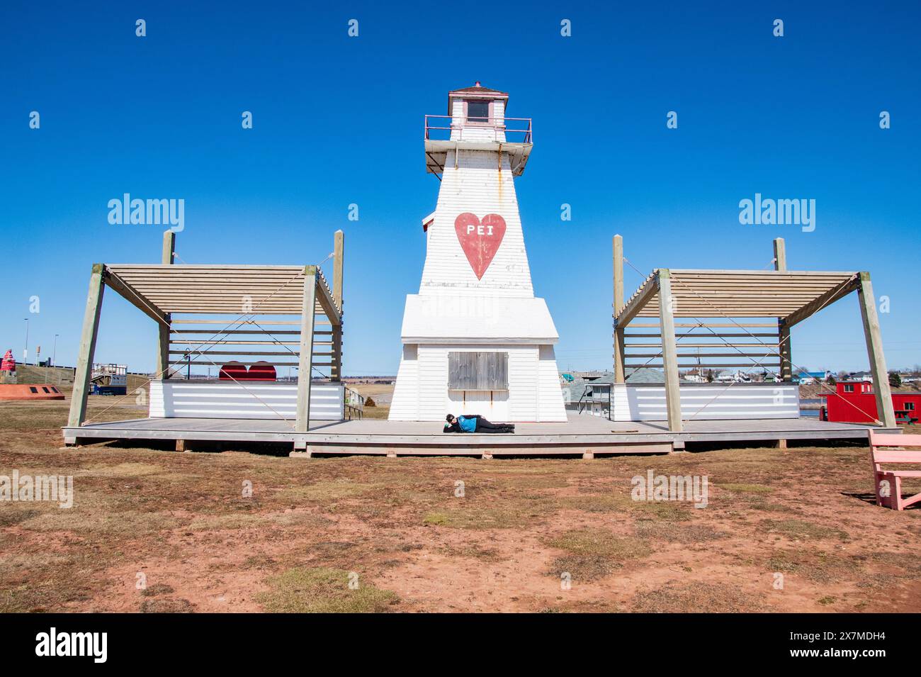 Welcome to the province of Prince Edward Island sign on the Port Borden ...