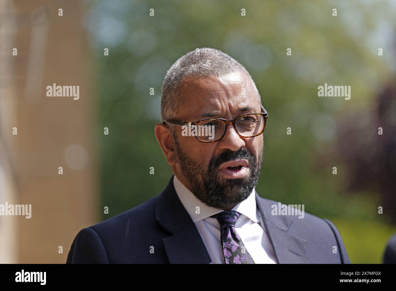 Home Secretary James Cleverly during a visit to Essex Police ...