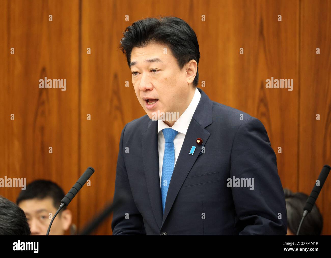 Tokyo, Japan. 21st May, 2024. Japanese Defense Minister Minoru Kihara ...