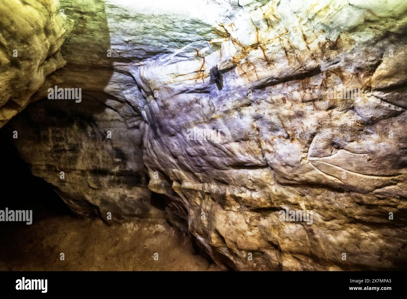 Catacombs. The labyrinth of the Minotaurus. Scary place Stock Photo - Alamy