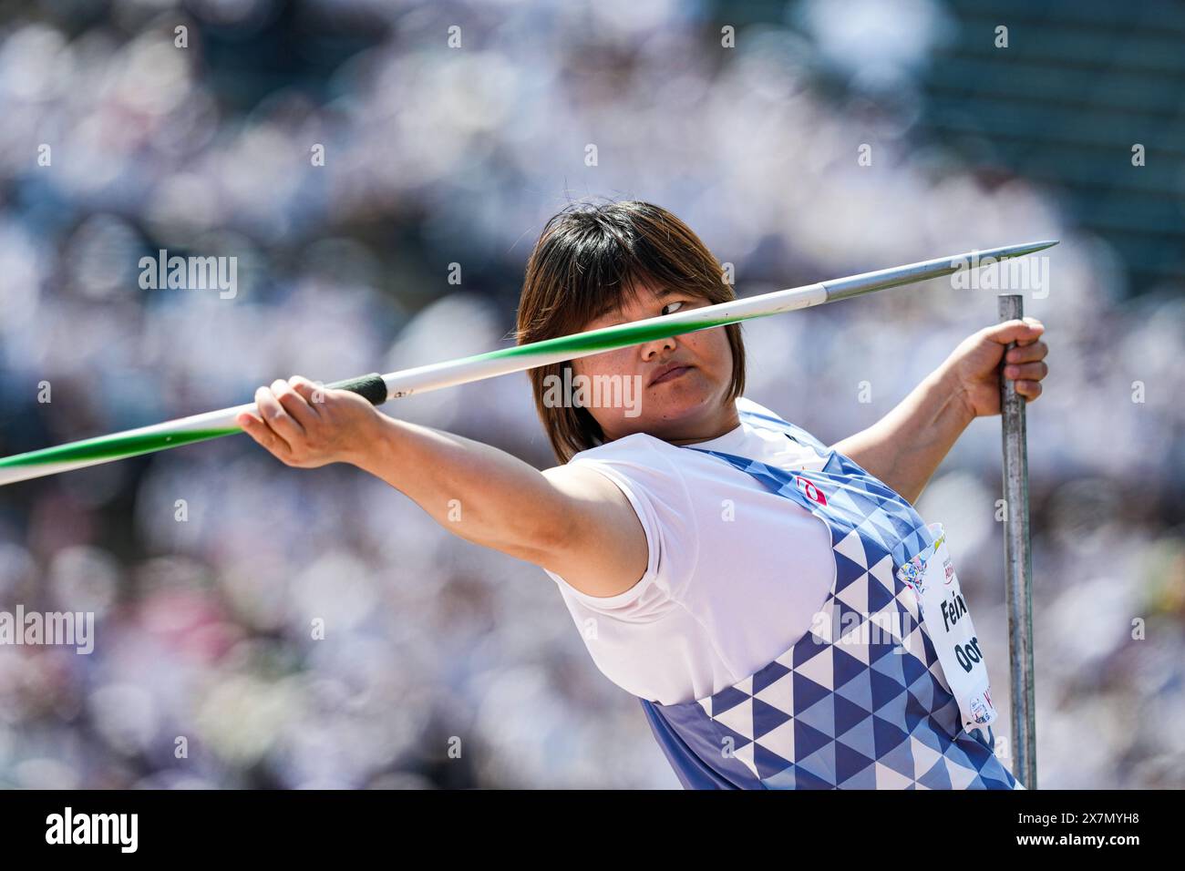 Kobe, Japan. 21st May, 2024. Dong Feixia of China competes during Women ...