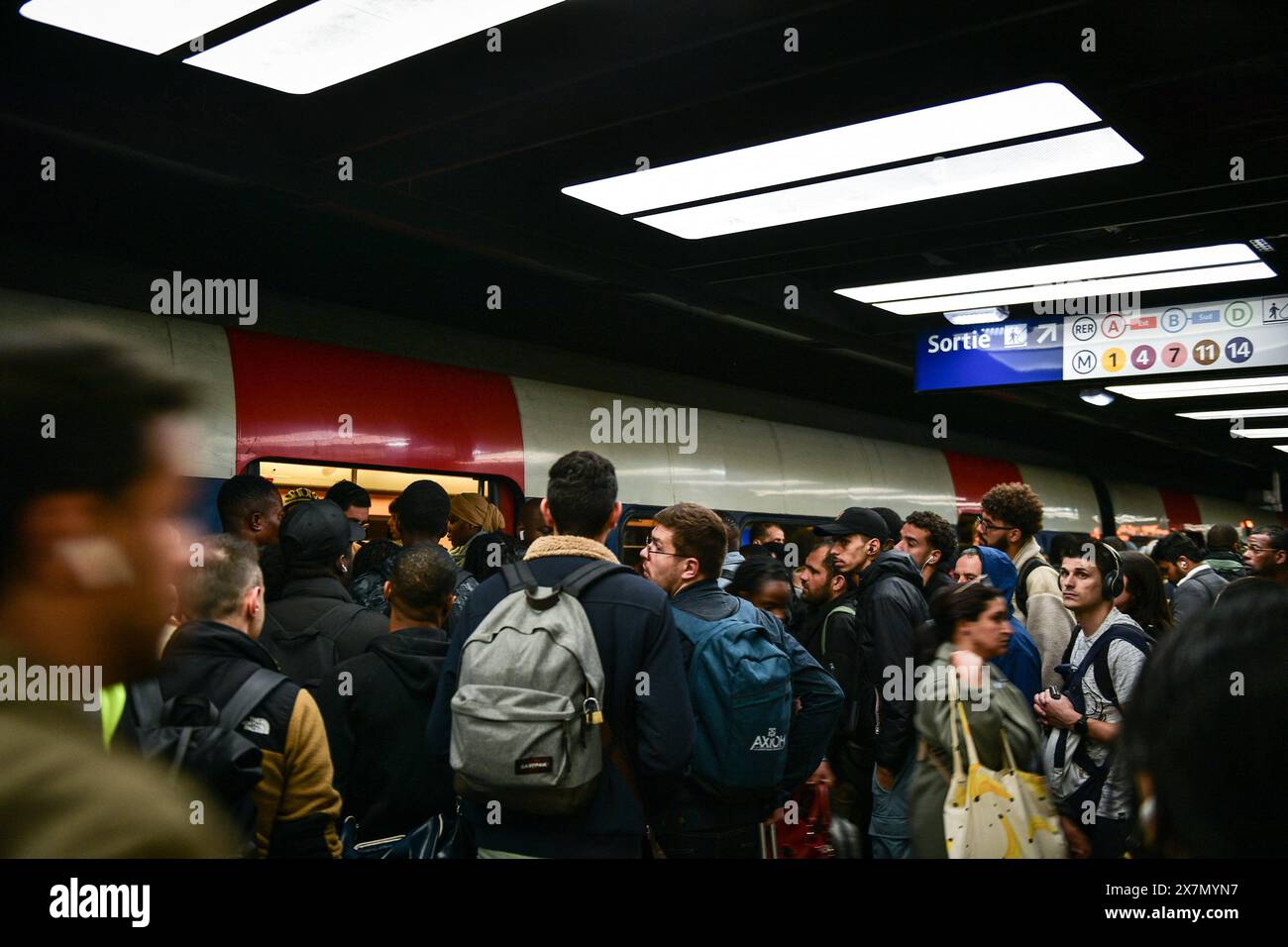 Passengers wait for their train as lack of service on the Regional ...