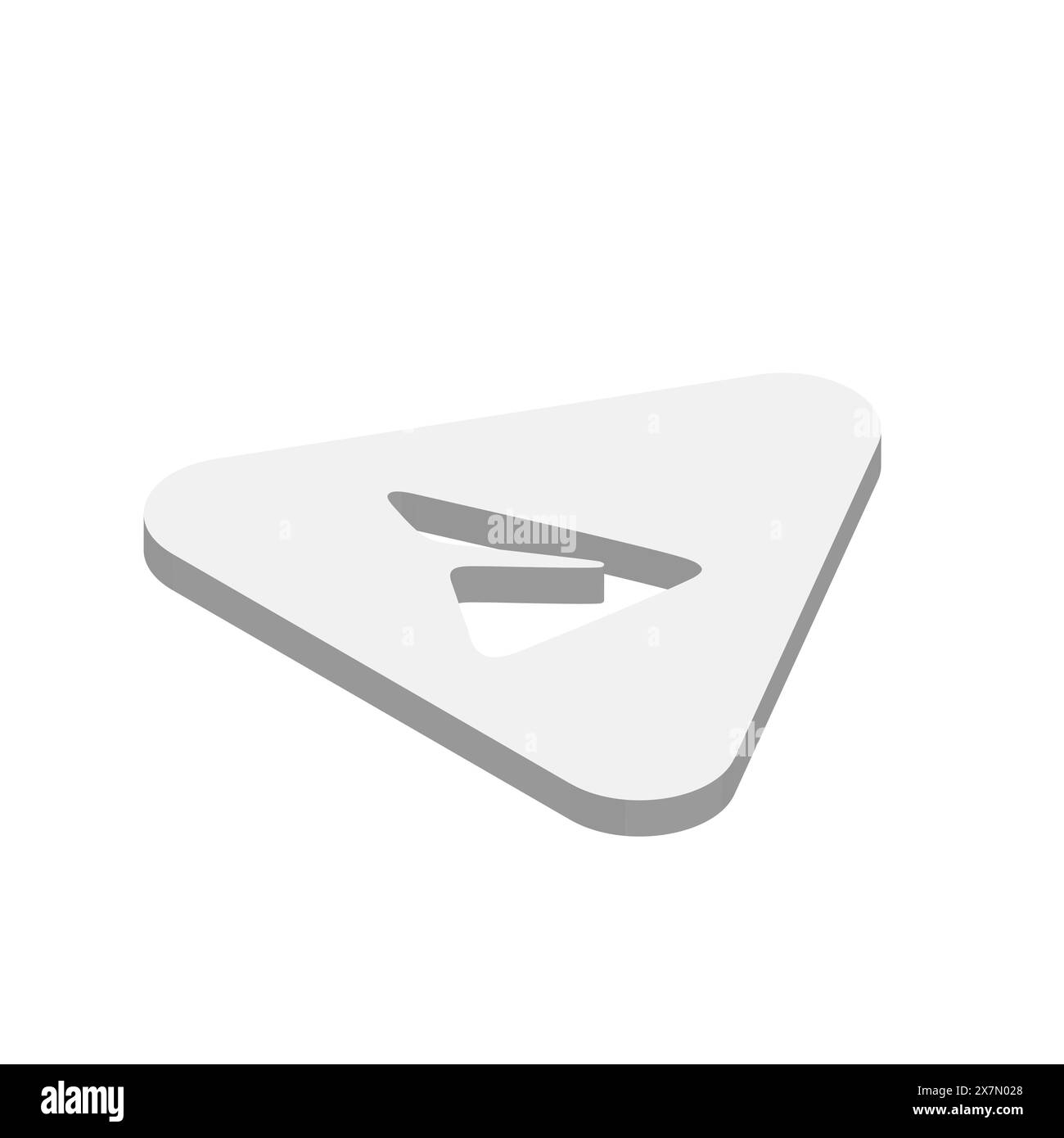 Telegram instant messaging app icon. 3D isometric vector illustration ... Telegram instant messaging app icon. 3D isometric vector illustration ...