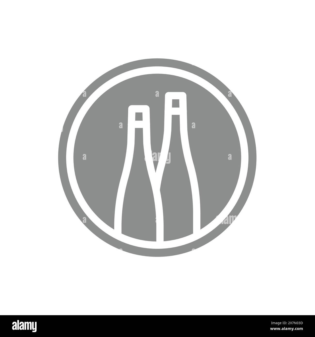 Glass rubbish label Stock Vector Images - Alamy