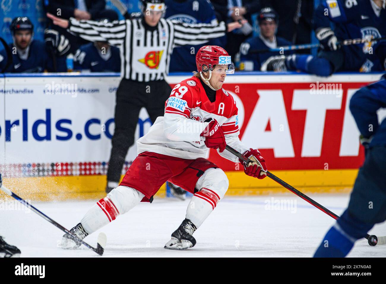 PRAGUE, CZECH REPUBLIC - 20 MAY, 2024: The game of IIHF 2024 Ice Hockey ...