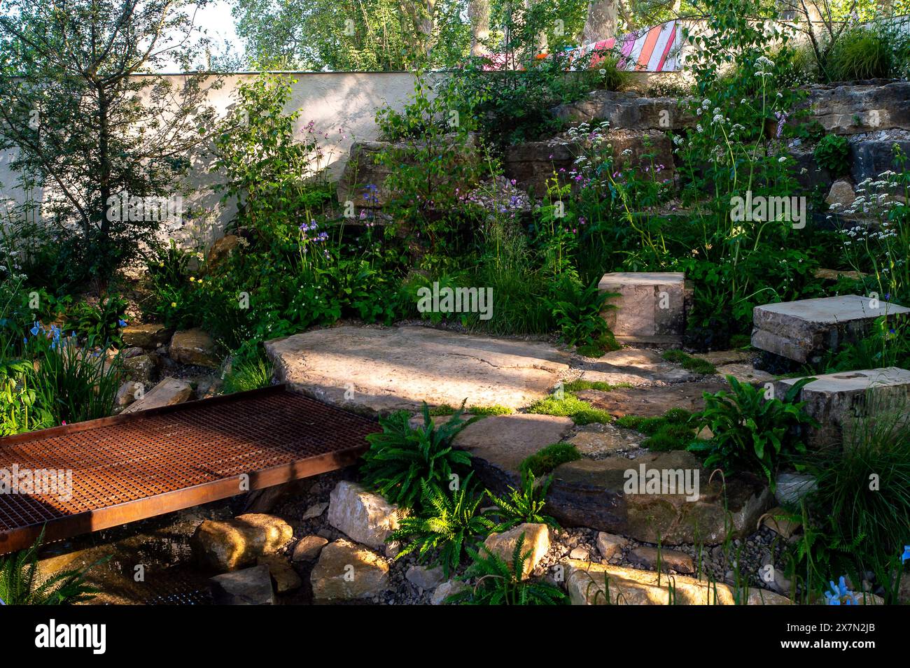 London, UK. 20th May, 2024. The Water Aid Show Garden at the RHS ...