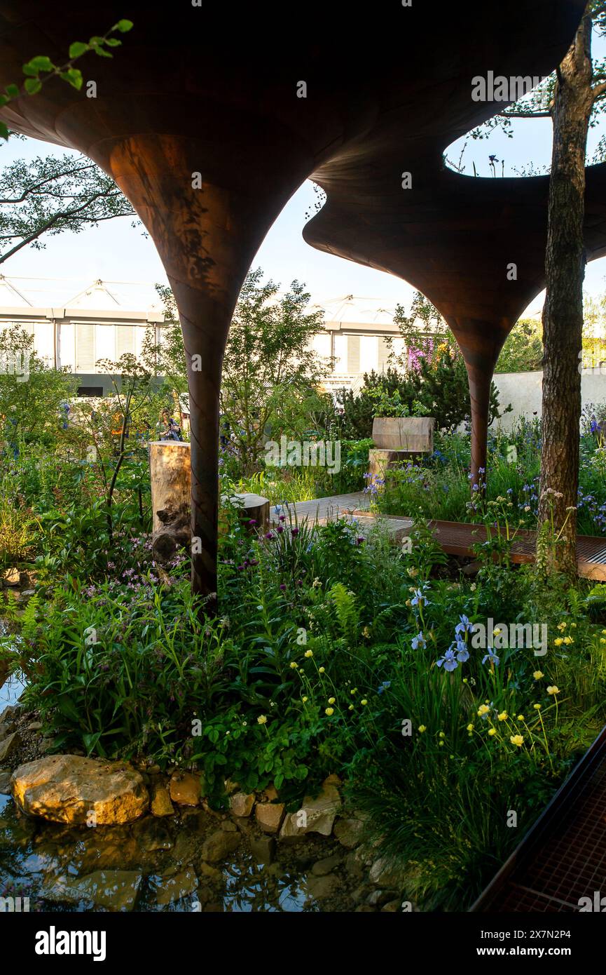 London, UK. 20th May, 2024. The Water Aid Show Garden at the RHS ...