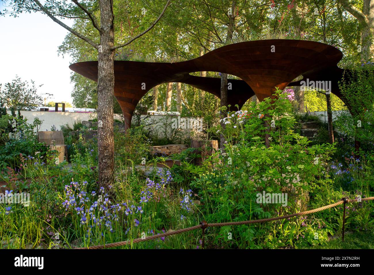 London, UK. 20th May, 2024. The Water Aid Show Garden at the RHS ...