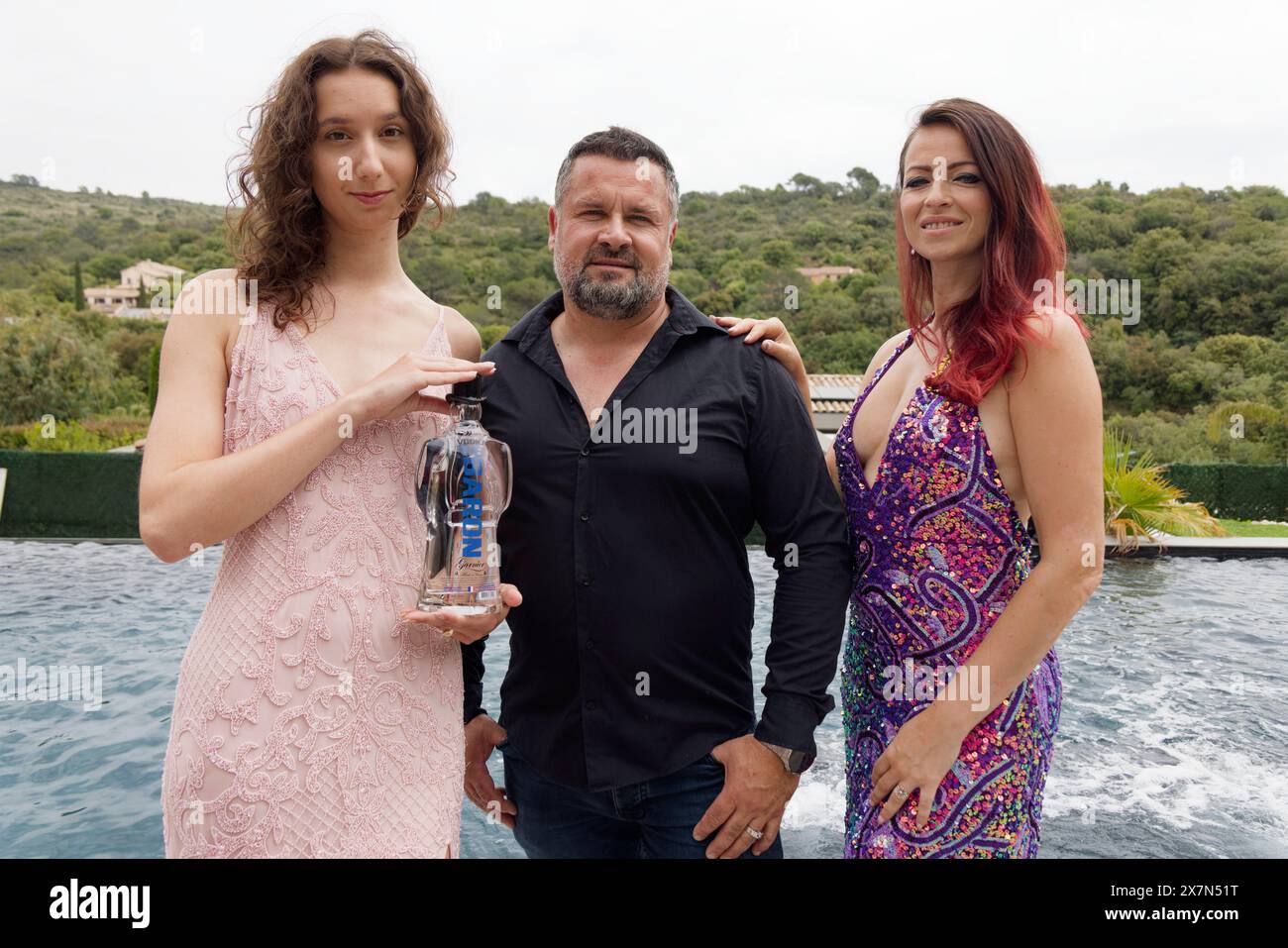 Biot, France. 20th May, 2024. Frederic Garnier surrounded by models ...