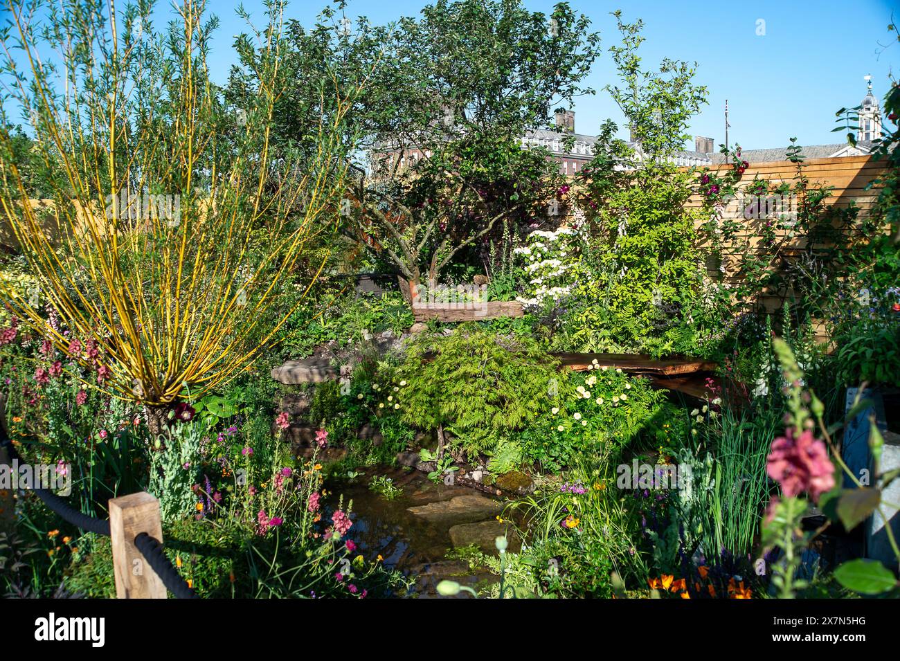 London, UK. 20th May, 2024. The Flood Re: The Flood Resilient Garden at ...