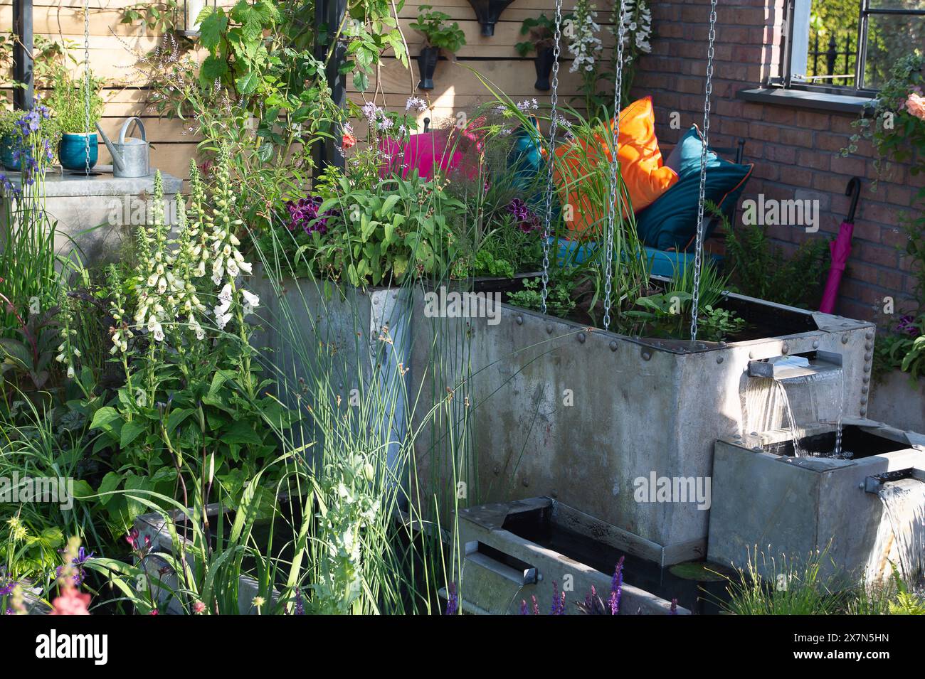 London, UK. 20th May, 2024. The Flood Re: The Flood Resilient Garden at ...
