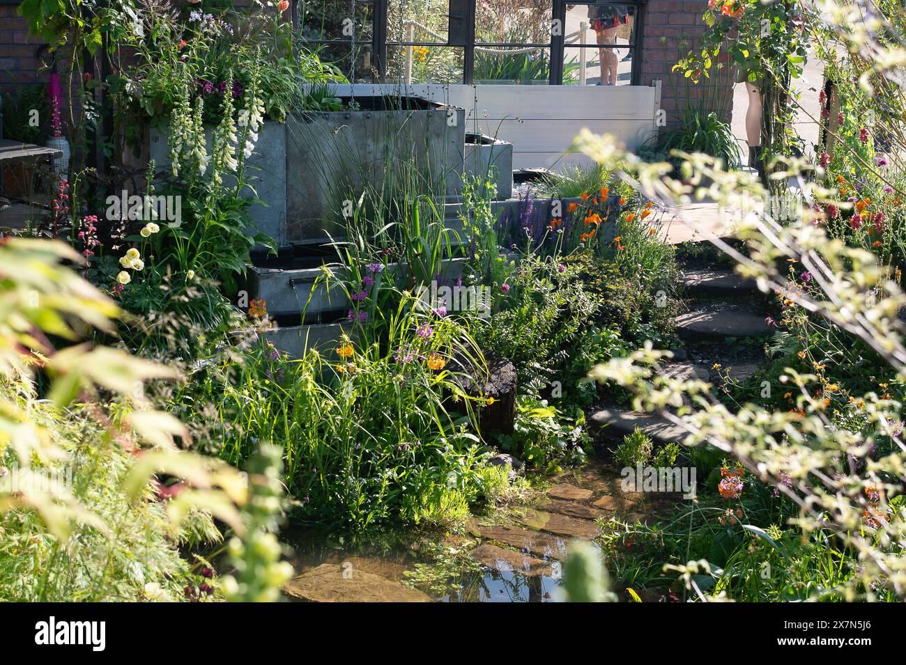 London, UK. 20th May, 2024. The Flood Re: The Flood Resilient Garden at ...