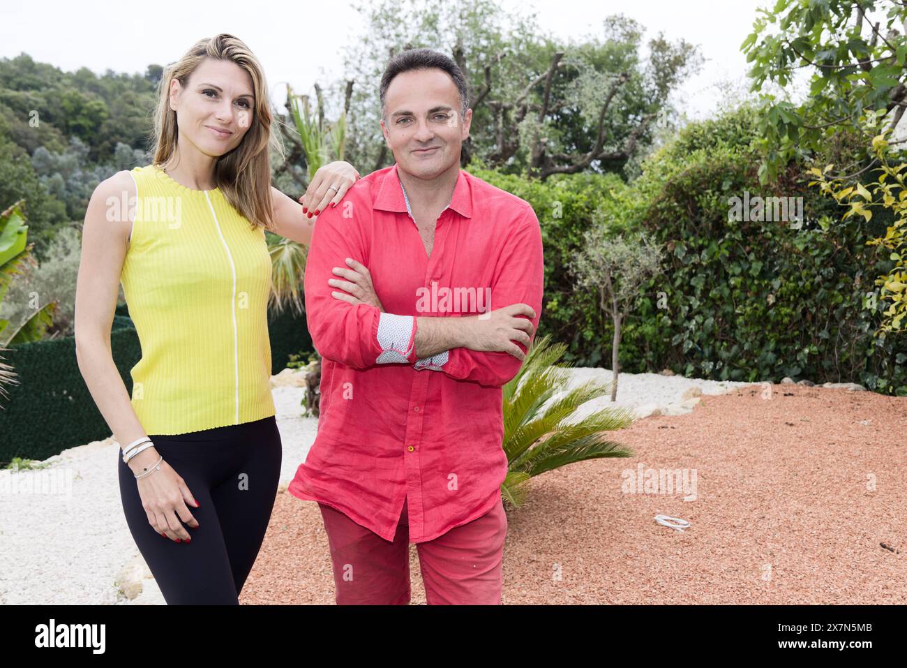 Biot, France. 20th May, 2024. Alexandra Muraton and socialite columnist ...