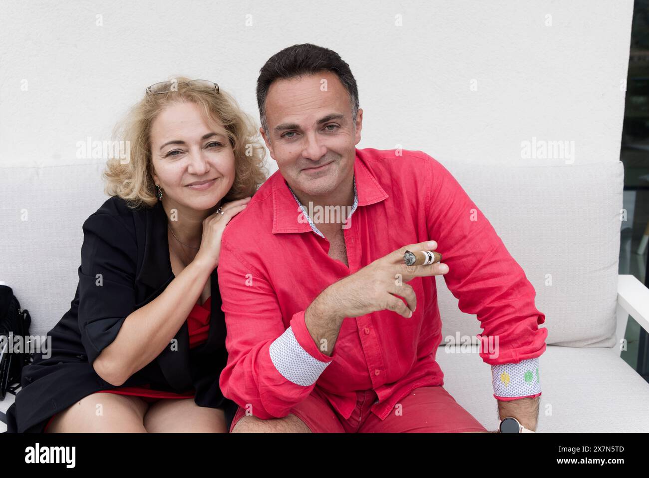 Biot, France. 20th May, 2024. Anastasia Gaï and socialite columnist/jet ...