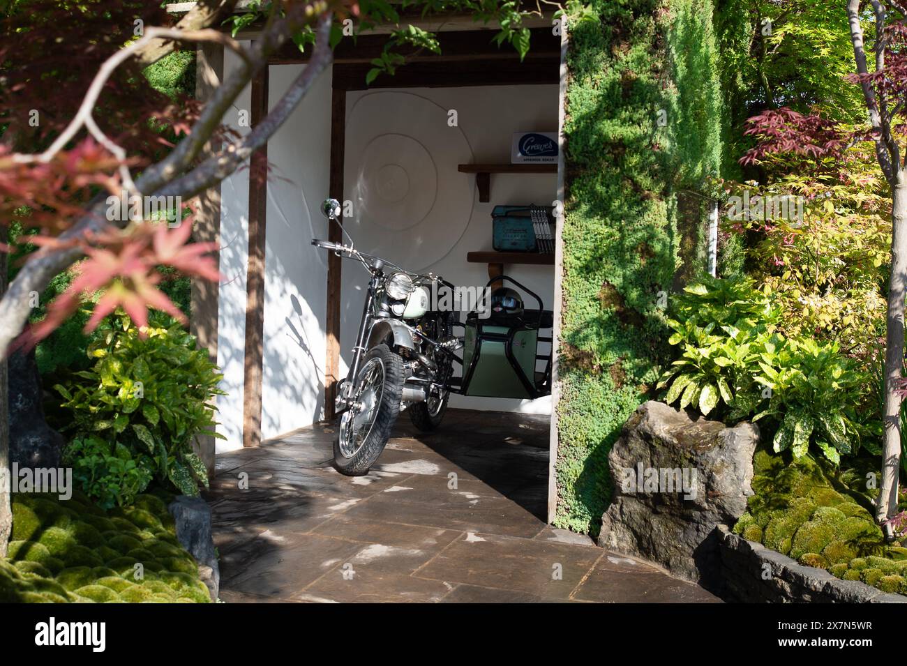 London, UK. 20th May, 2024. The Moroto no IE Sanctuary Garden at the ...