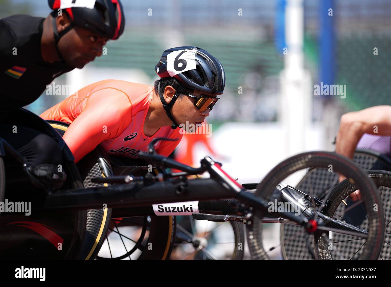 Hyogo, Japan. 21st May, 2024. Tomoki Suzuki (JPN) Athletics : Kobe 2024 Para Athletics World ...