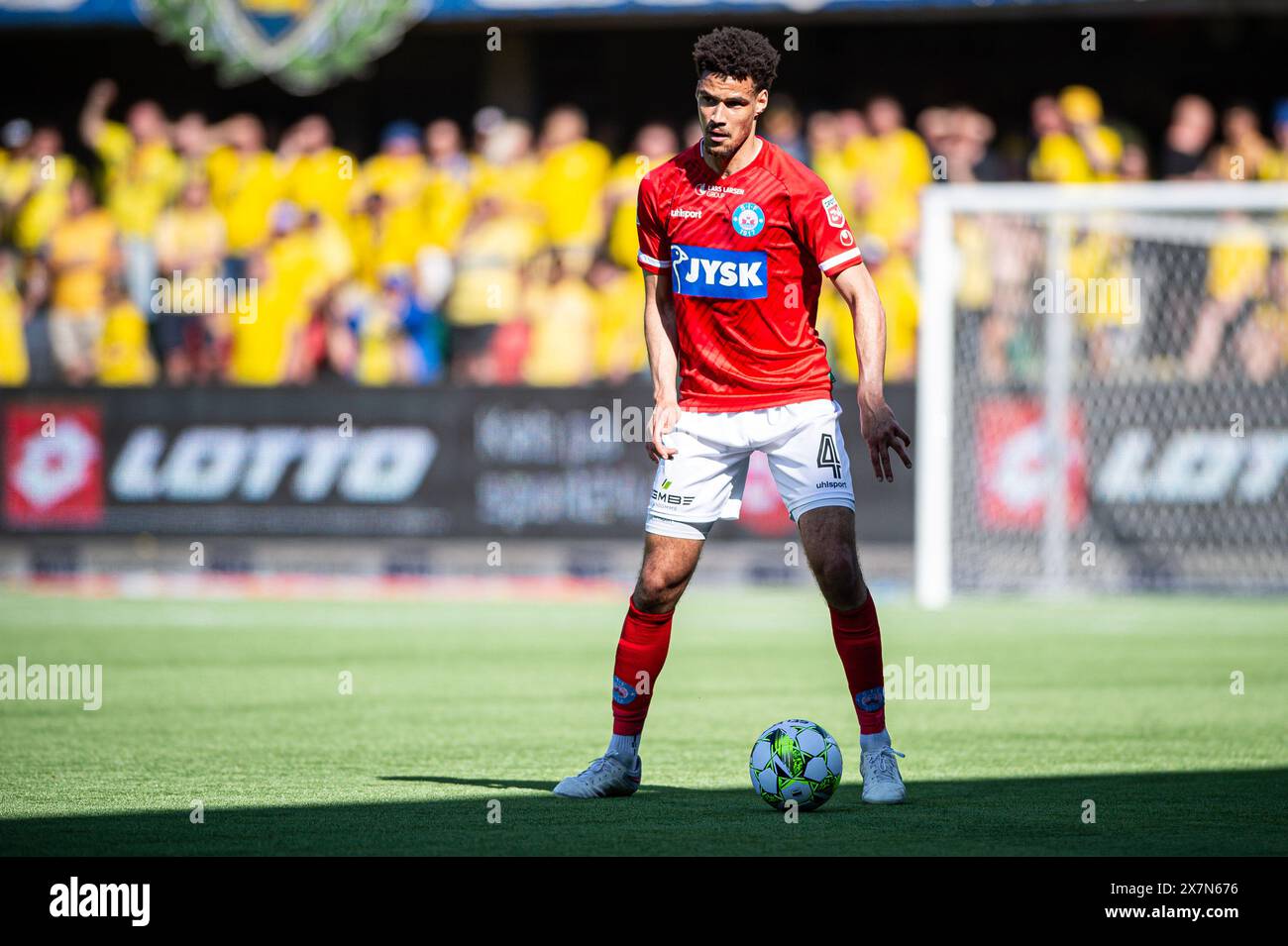 Silkeborg, Denmark. 20th, May 2024. Joel Felix (4) of Silkeborg IF seen ...