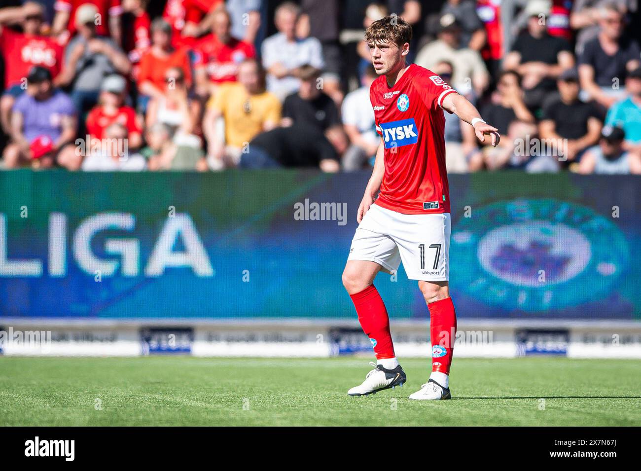 Silkeborg, Denmark. 20th May, 2024. Callum McCowatt (17) of Silkeborg ...