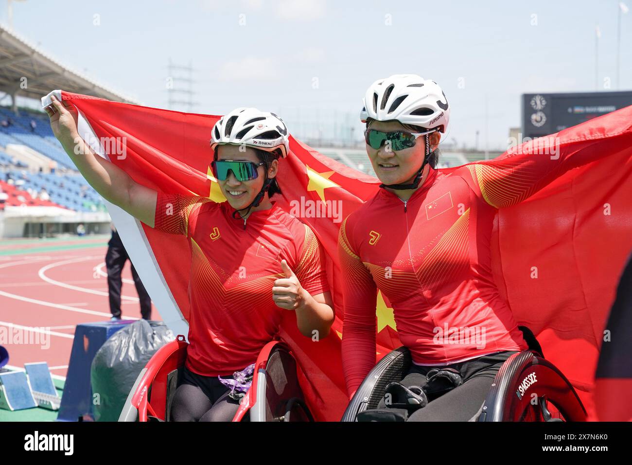 Hyogo, Japan. 21st May, 2024. (L-R) ZHOU Zhaoqian, TIAN Yajuan (CHN ...