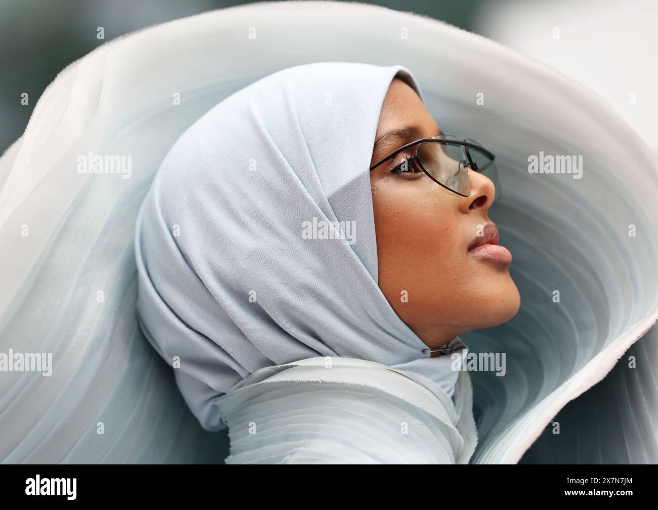 Cannes, France. 20th May, 2024. Somalian-Norwegian model Rawdah Mohamed ...