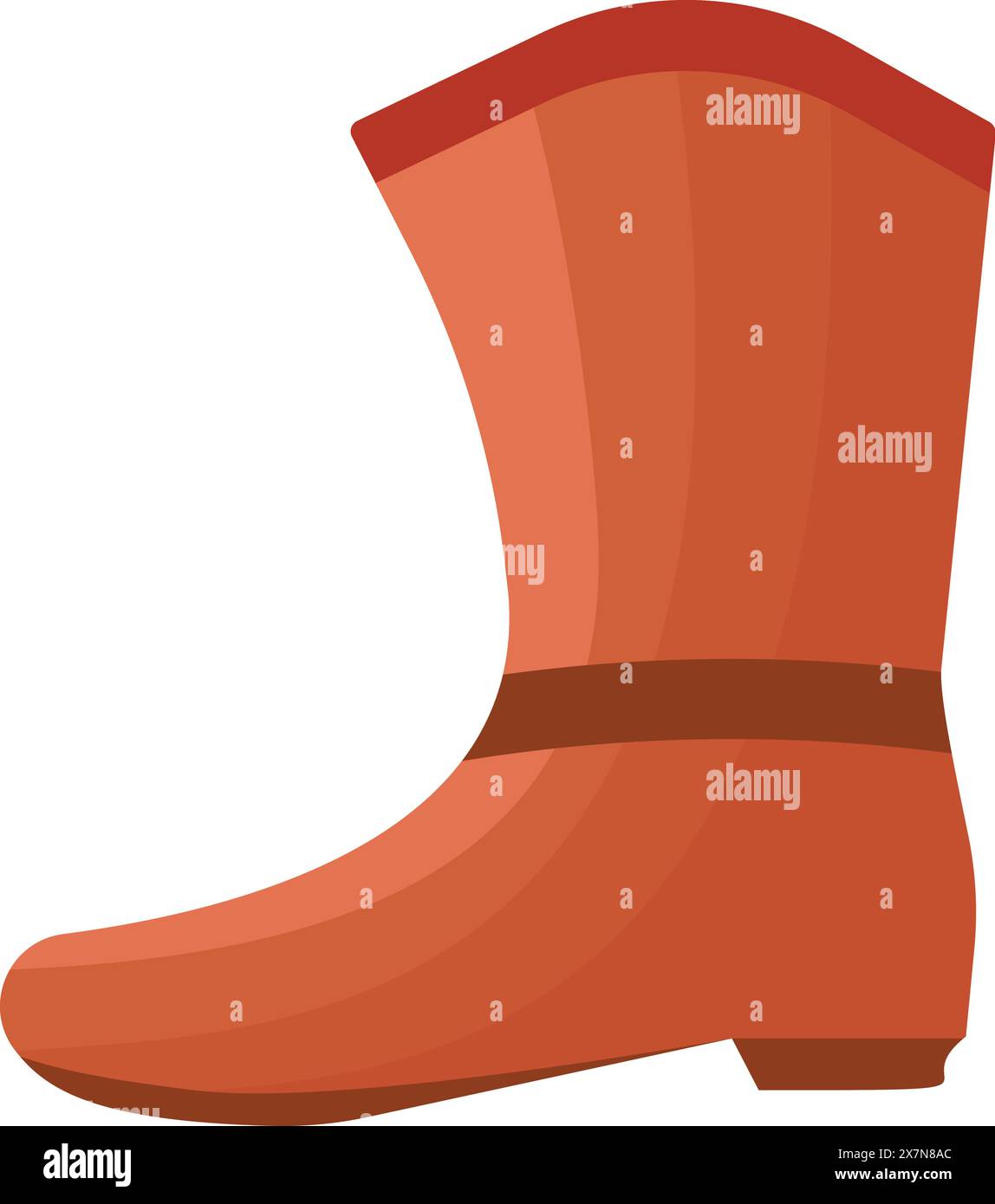 Cartoon illustration of red rain boot Stock Vector Image & Art - Alamy