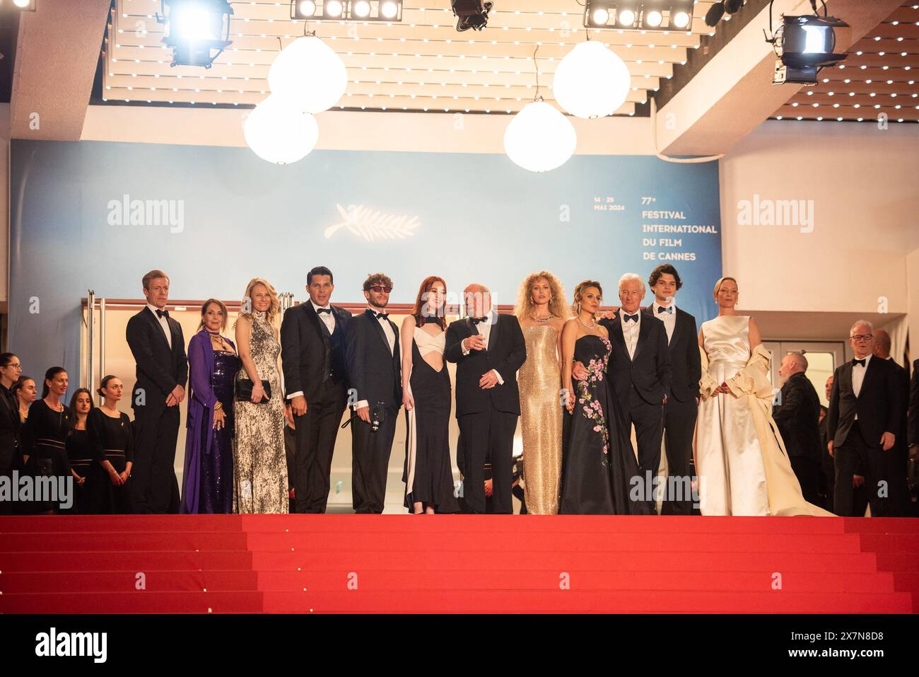 Cannes, France. 17th May, 2024. (L-R) Scott Lastaiti, Luisa Law ...