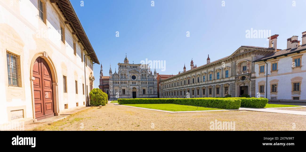 Certosa di Pavia monastery, historical monumental complex that includes ...
