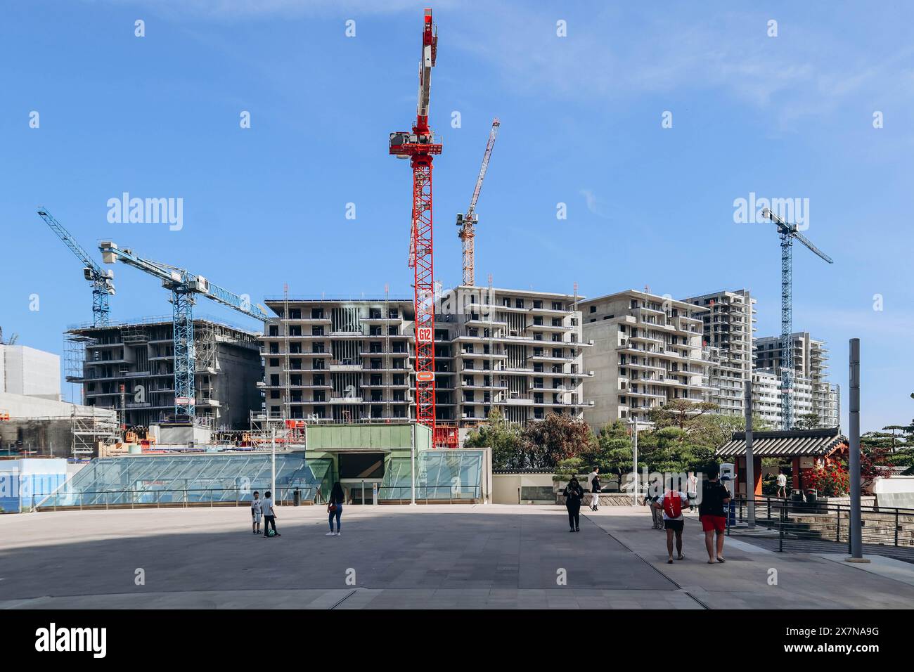 Monaco, Monaco - 14 May 2023: Construction of the New Portier Eco ...