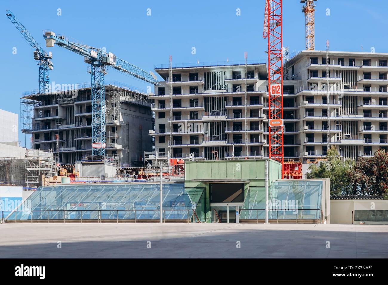 Monaco, Monaco - 14 May 2023: Construction of the New Portier Eco ...