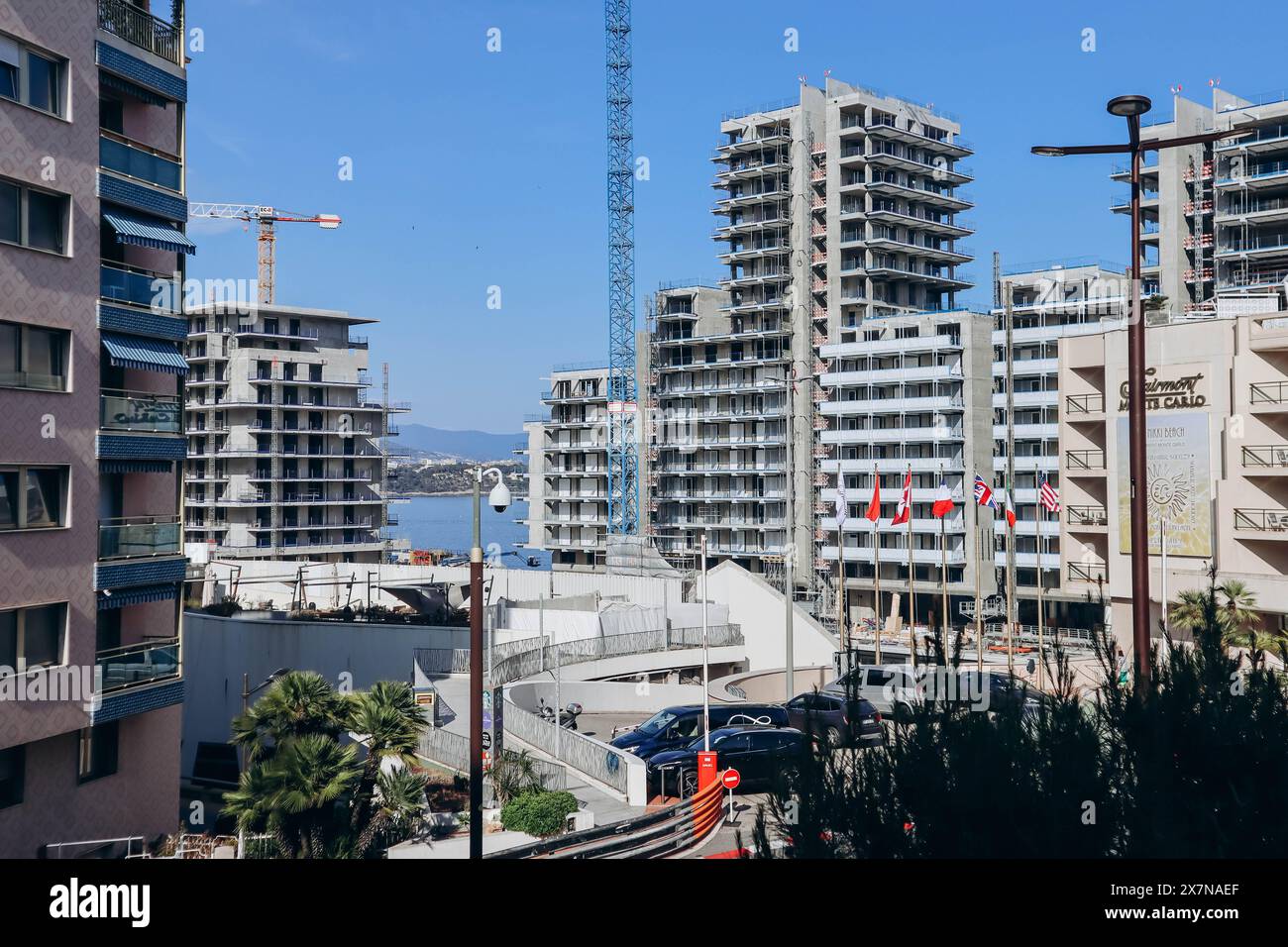 Monaco, Monaco - 14 May 2023: Construction of the New Portier Eco ...