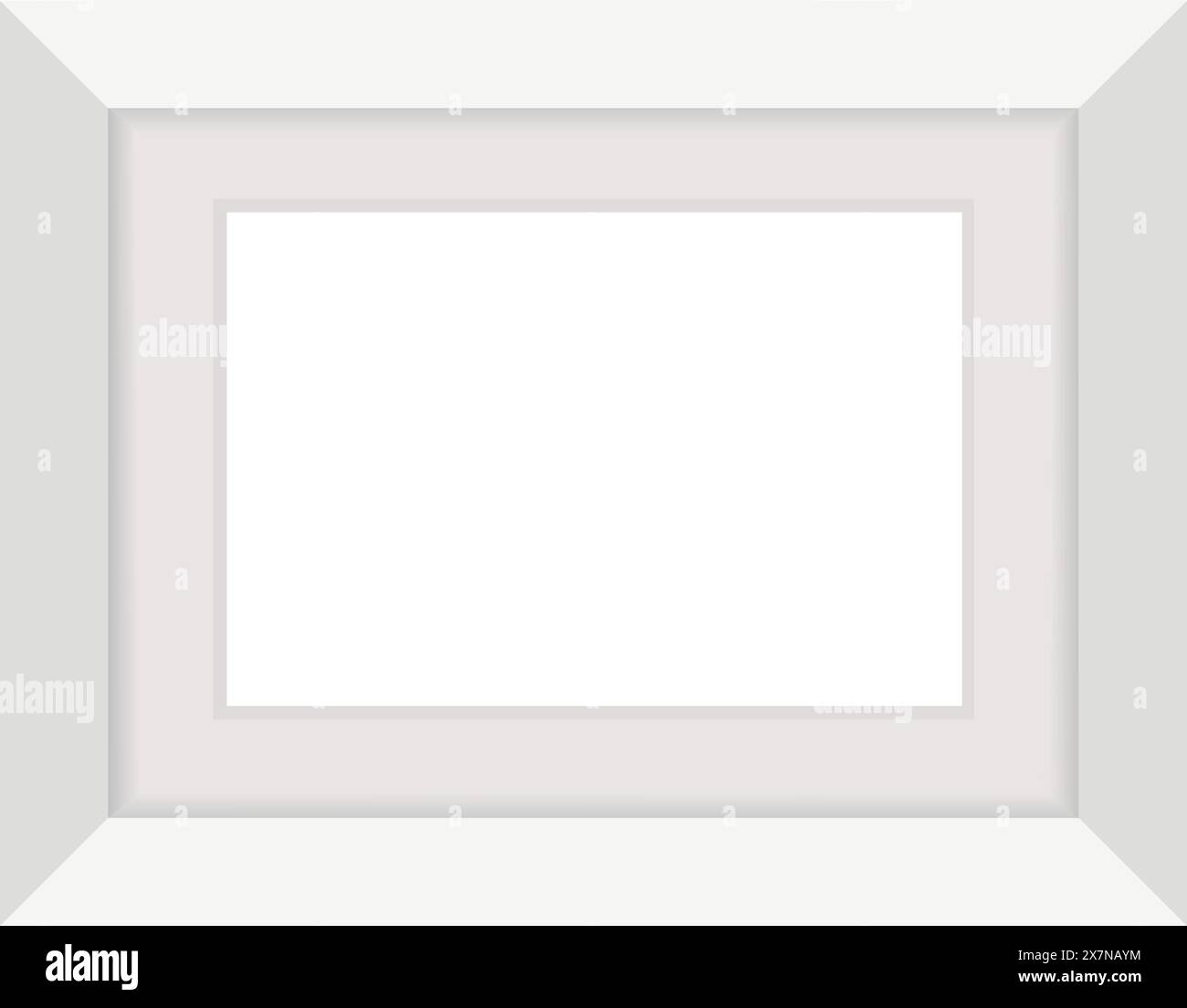 Wooden blank frame mat Stock Vector Images - Alamy