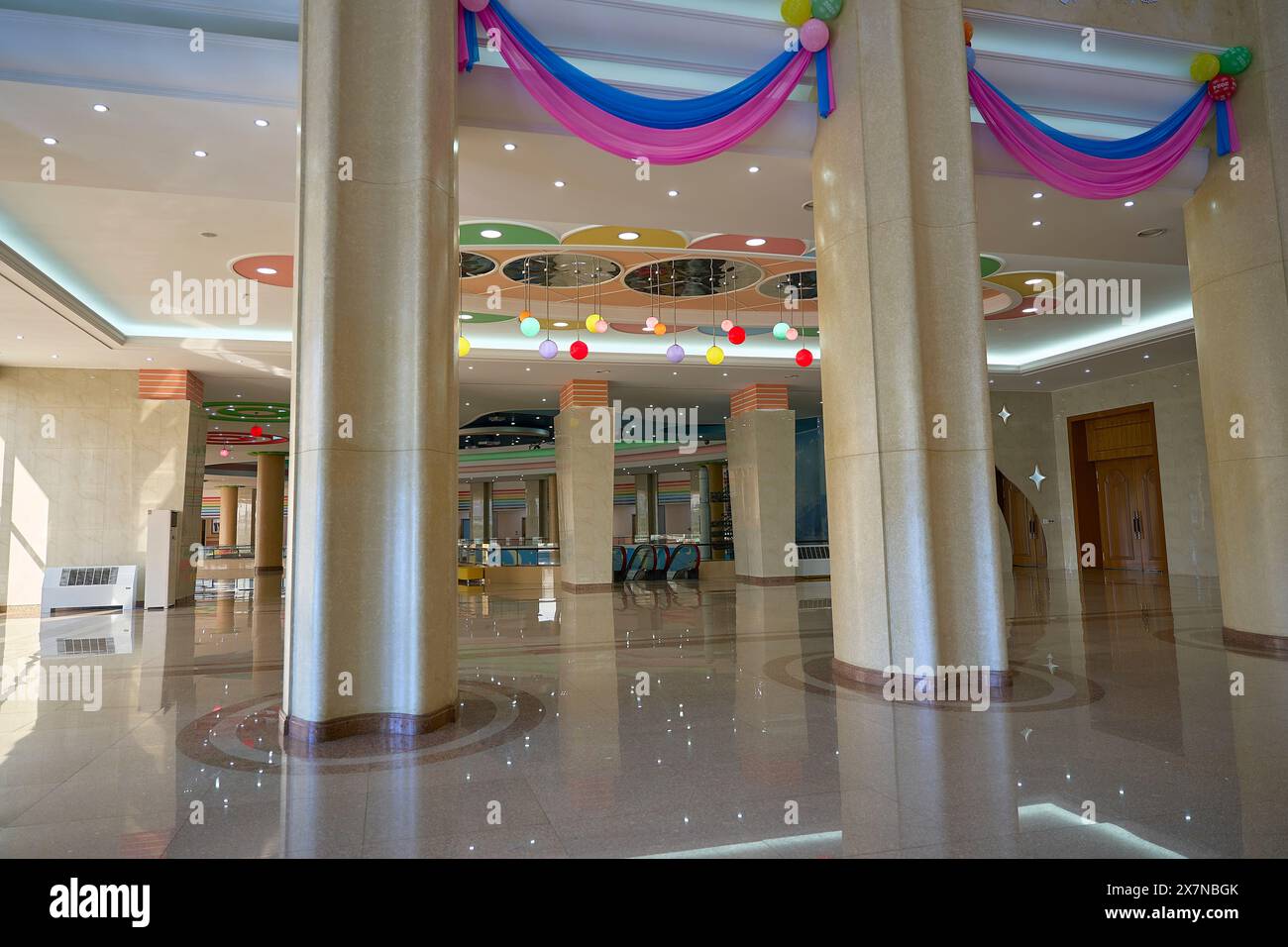 Interior of the Mangyongdae School Children's Palace, Pyongyang, North ...