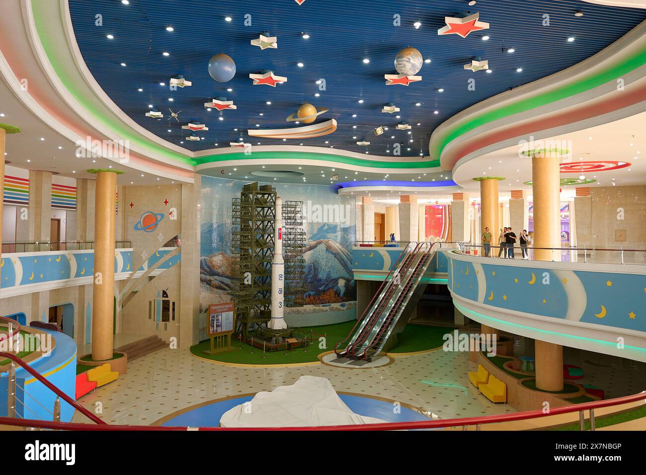 Interior of the Mangyongdae School Children's Palace, Pyongyang, North ...